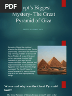 Pyramids of Giza Quiz: True or False? | PDF | Science & Mathematics