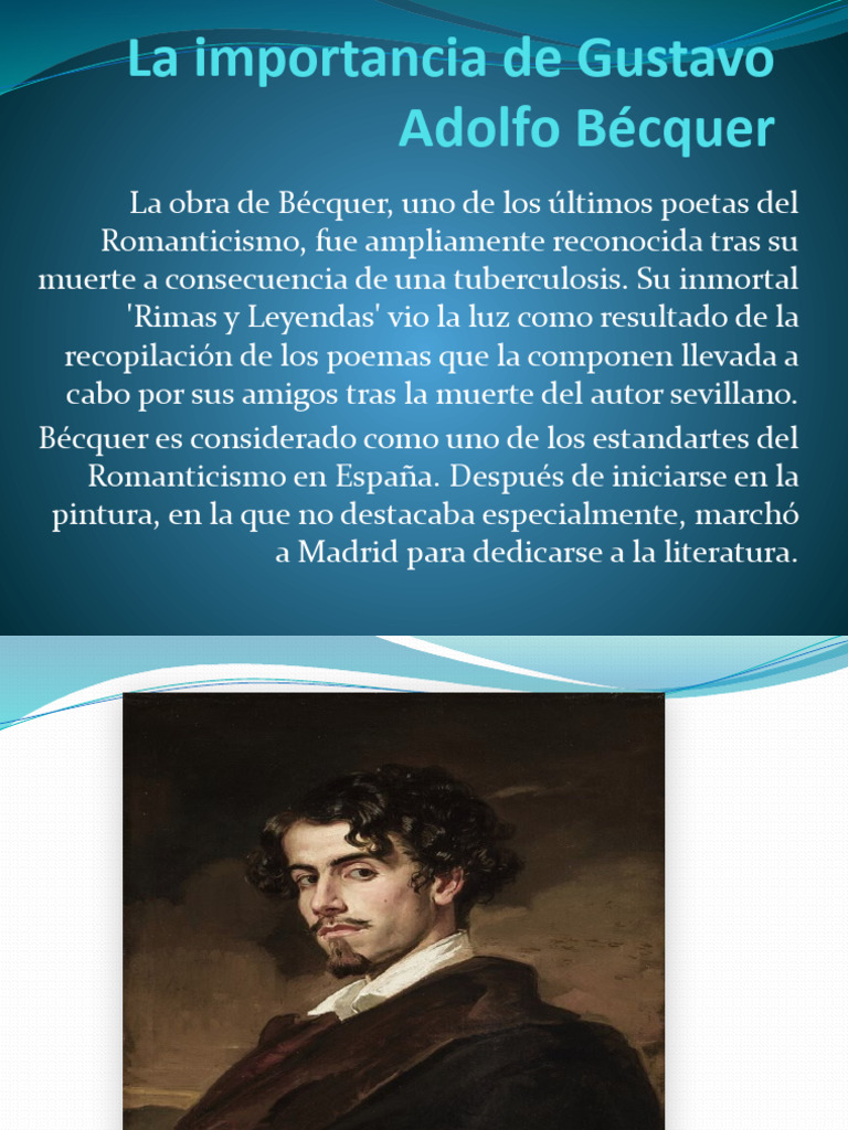 La Importancia de Gustavo Adolfo Bécquer | PDF