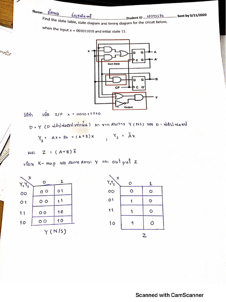 HW digital Seq cct1 | PDF