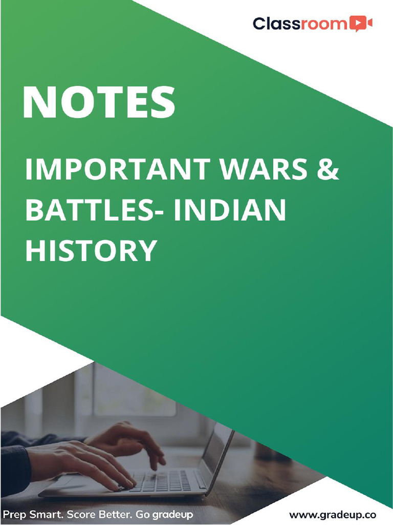 Important Wars Battles Indian History 89 | PDF | Battles | South Asia