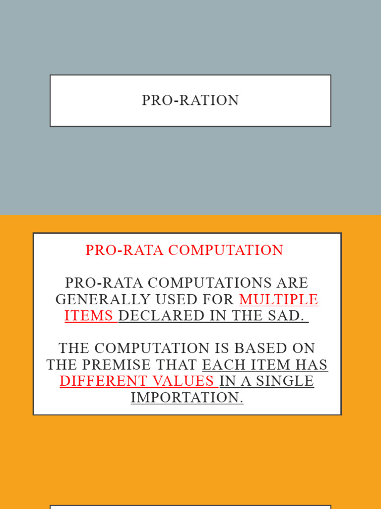 PRO-RATION Individual Vs Individual | PDF | Cargo | Private Law
