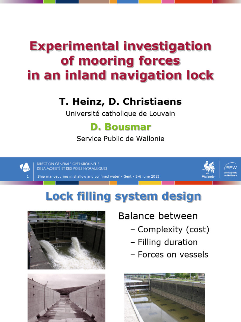 Ship Behavior in Lock | PDF | Ships | Water Transport