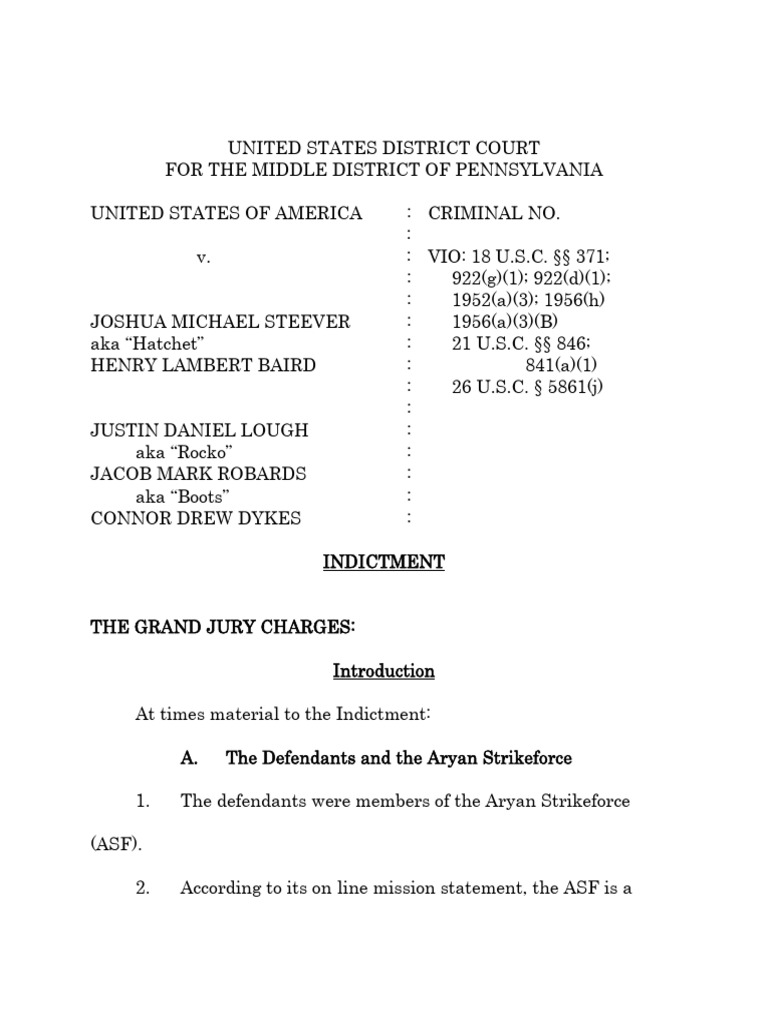 Indictment U S Vs Joshua Michael Steever | PDF | Stored Value Card ...