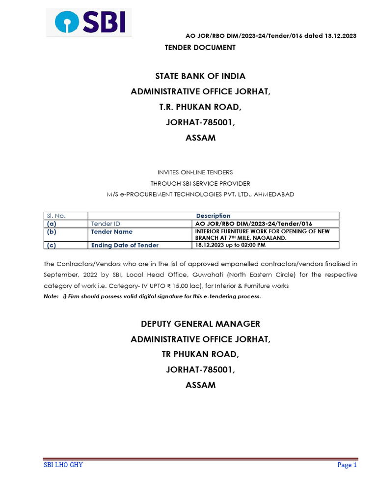 Technical Bid | PDF | Specification (Technical Standard) | Invoice