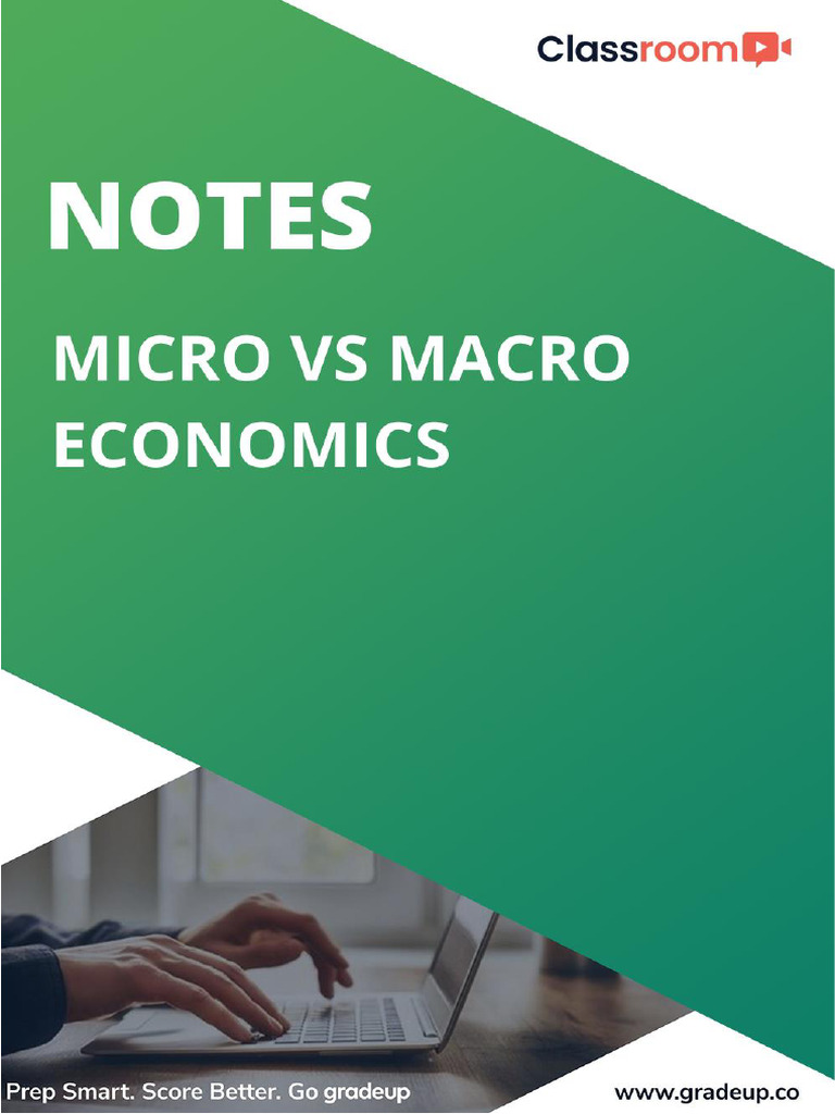 Micro Vs Macro Economics 30 | PDF | Macroeconomics | Microeconomics