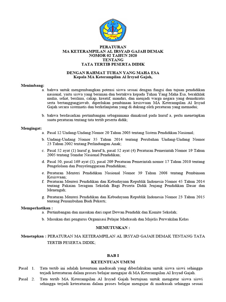 1.TATIB 20-21.revisi - 08 - Nov - 20 - Dodik | PDF