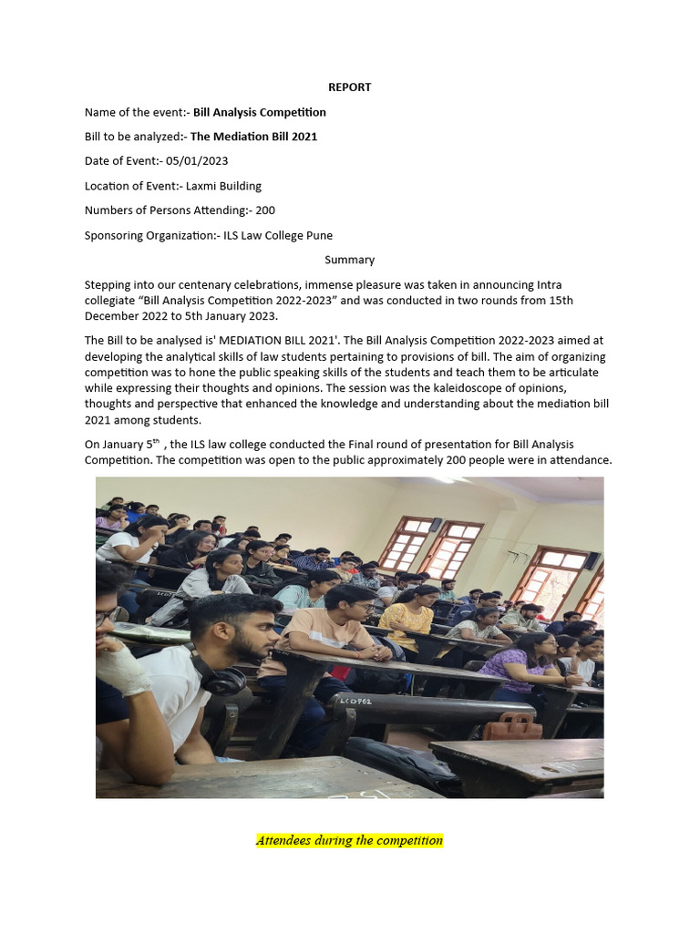 Bac Report Draft | PDF