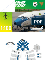 Lufthansa B747-400 D-ABVM Papercraft Template | PDF