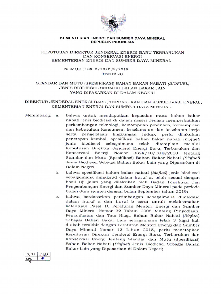 SNI Biodiesel Tahun 2015 | PDF