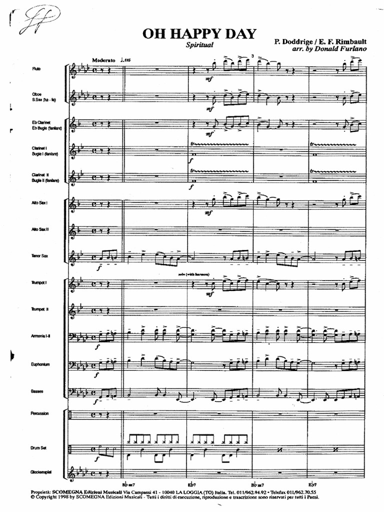 Oh Happy Day - Partitura | PDF