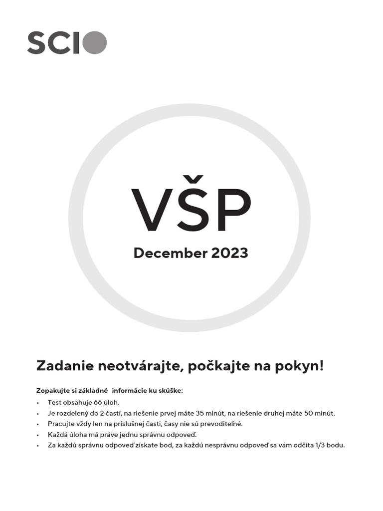 VSP NPS 2023 2024 T1 Prosinec | PDF