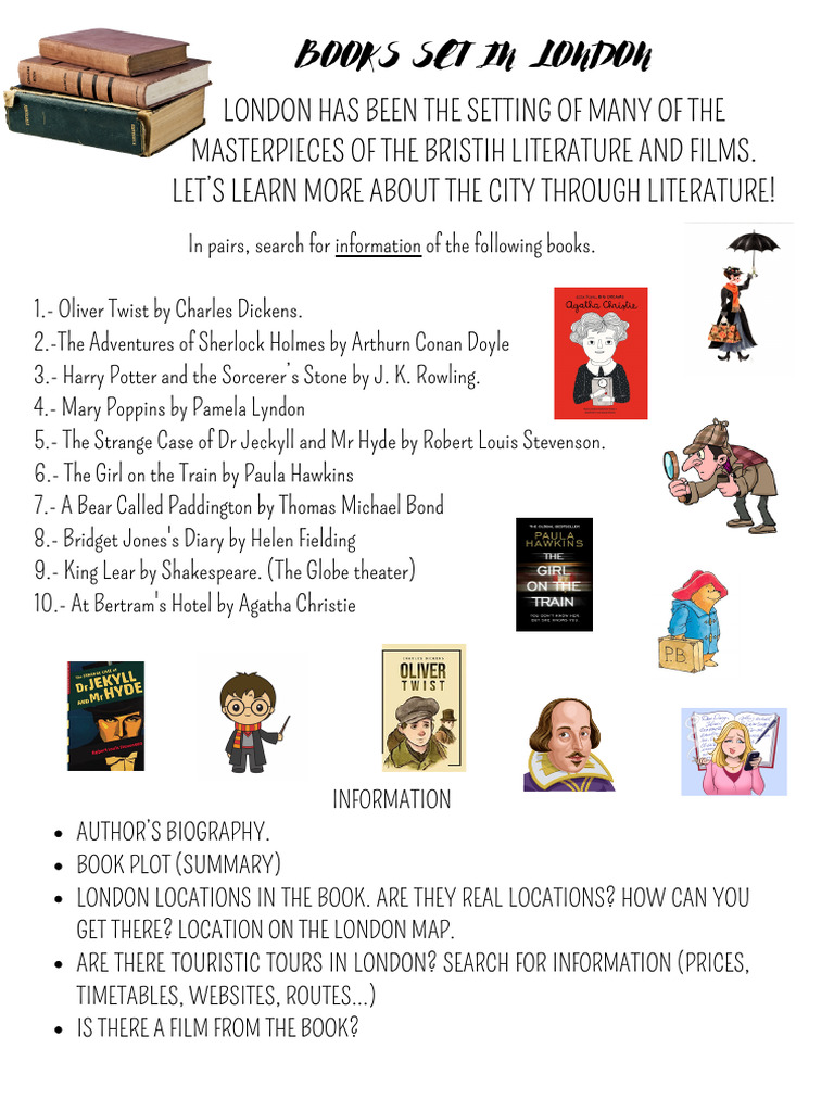 BOOKS SET IN LONDON Project | PDF | Young Adult