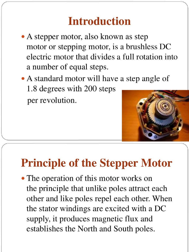 Stepper Motor | PDF