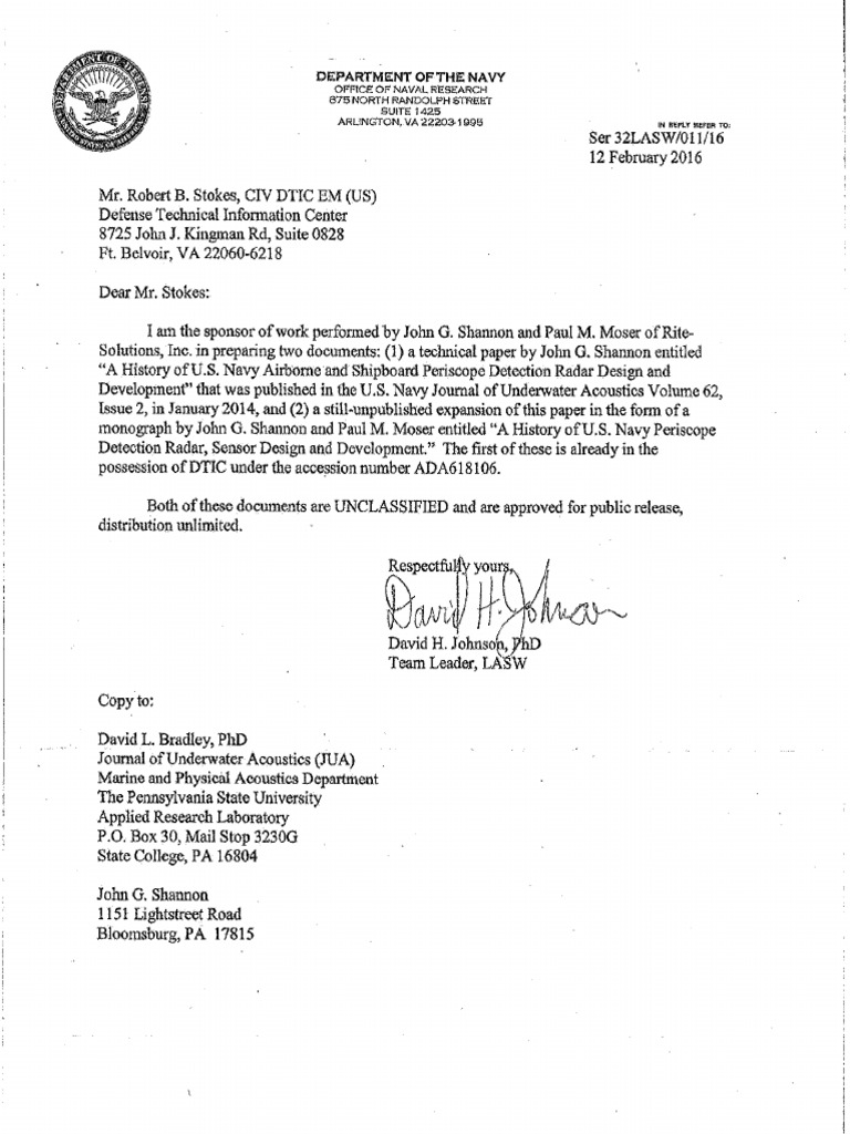 A History of U.S. Navy Periscope Detection Radar | PDF | Anti Submarine ...