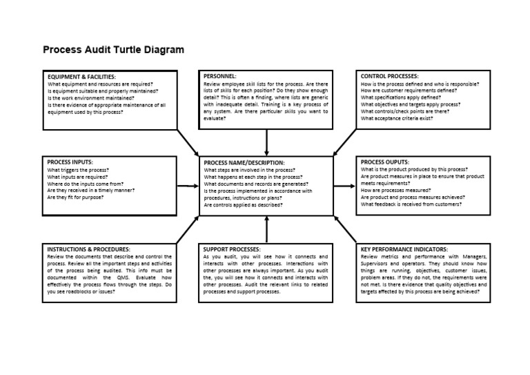 Process Audit Diagram | Download Free PDF | Audit | Performance Indicator
