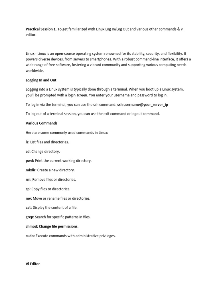 Linux Lab Practical | PDF | Zip (File Format) | Command Line Interface