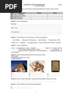 Pierwsze Cywilizacje Test (Bez Widocznej Punktacji) | PDF