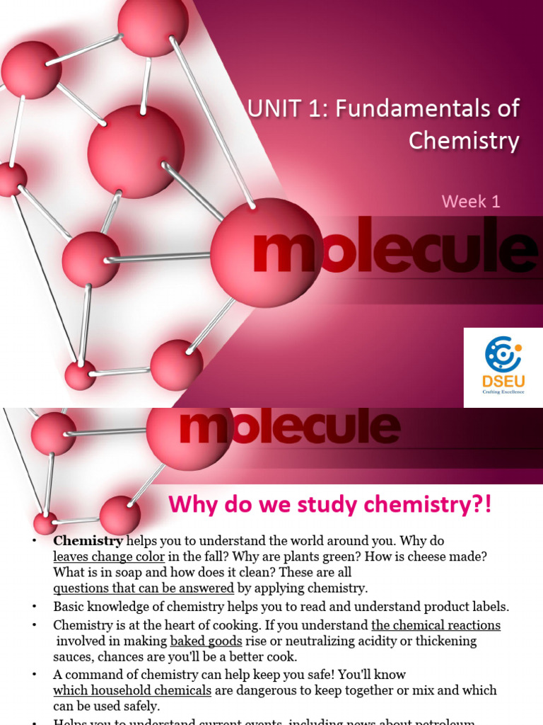 Chemistry Fundamentals Theory | PDF | Mole (Unit) | Chemistry
