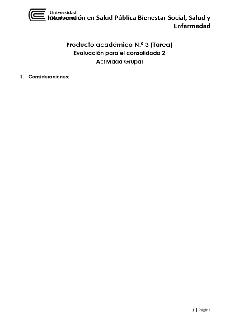 Producto Académico N.º 3 (Tarea) .VF | PDF | Dolor | Las emociones