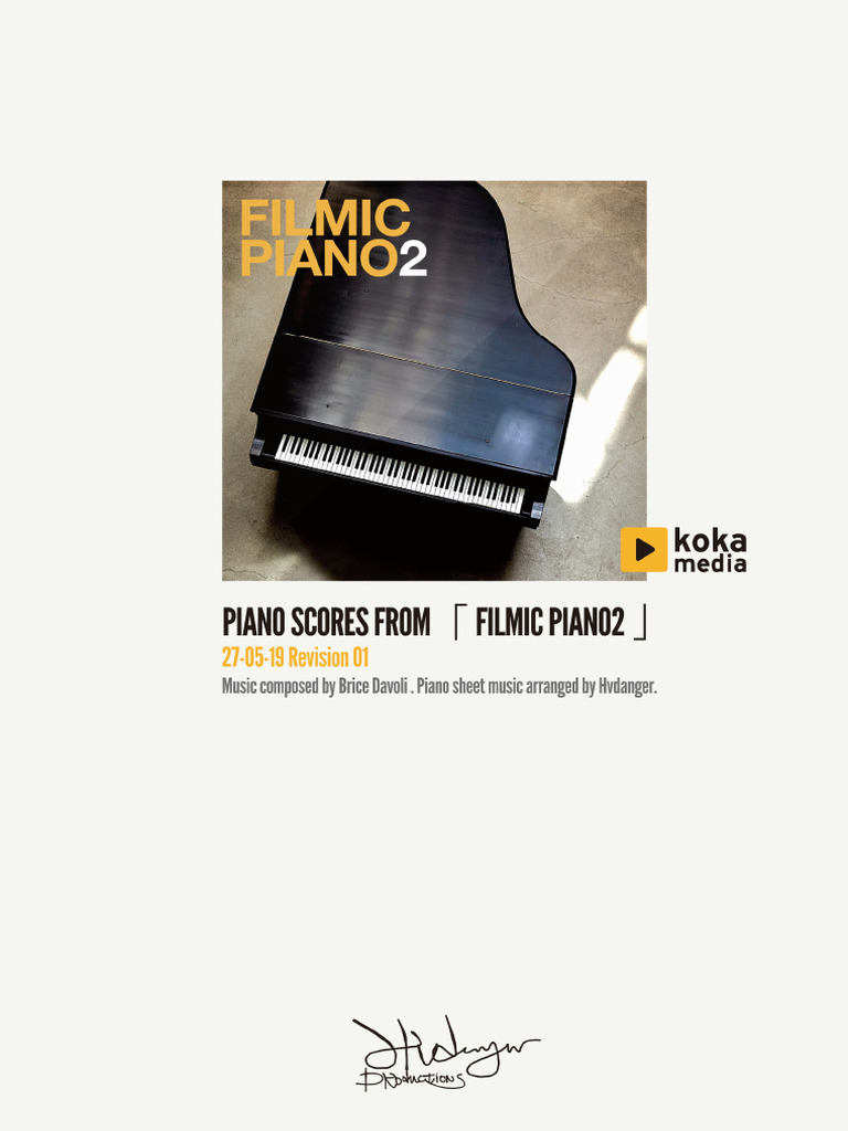 Filmic Piano2 Piano Score | PDF