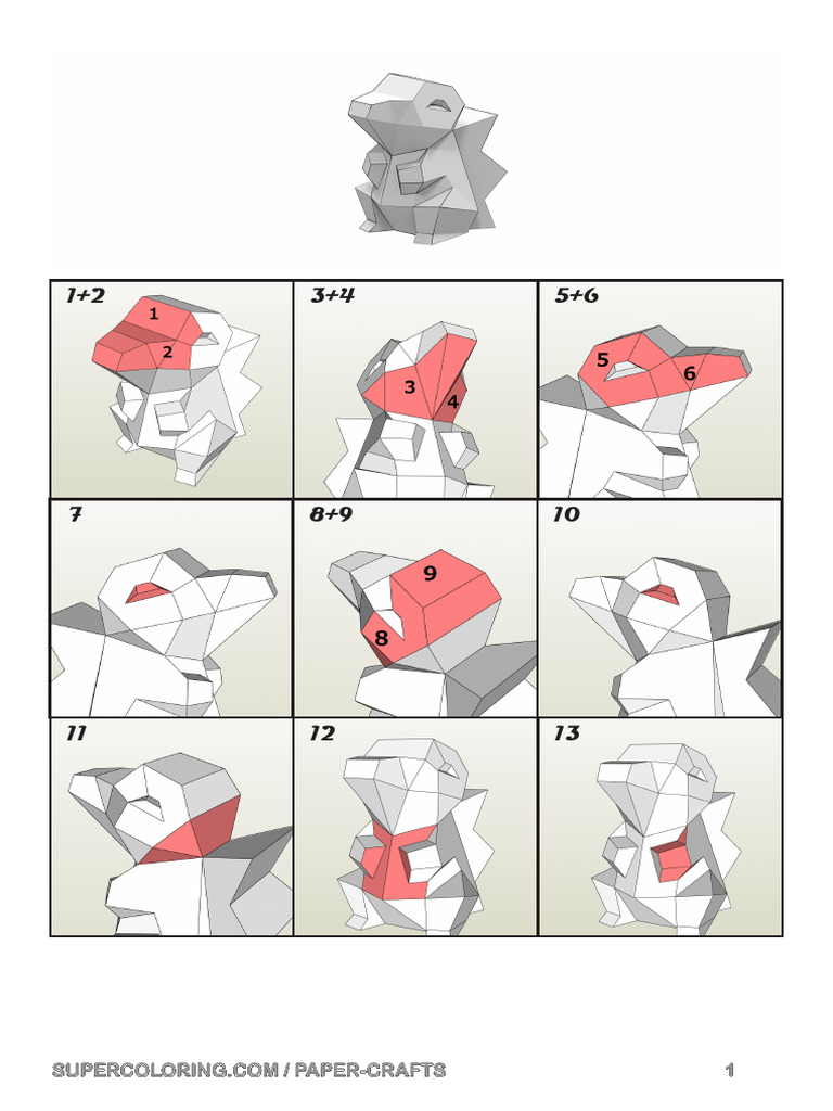 Cyndaquil Paper Crafts | PDF