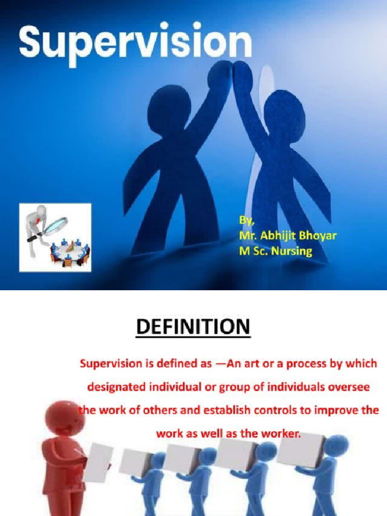 Supervision | PDF