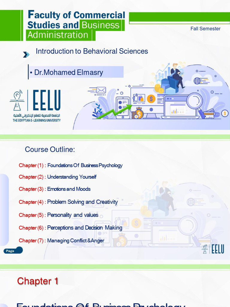 Behavioral Science Chapter 1 Pdf Psychology Thought