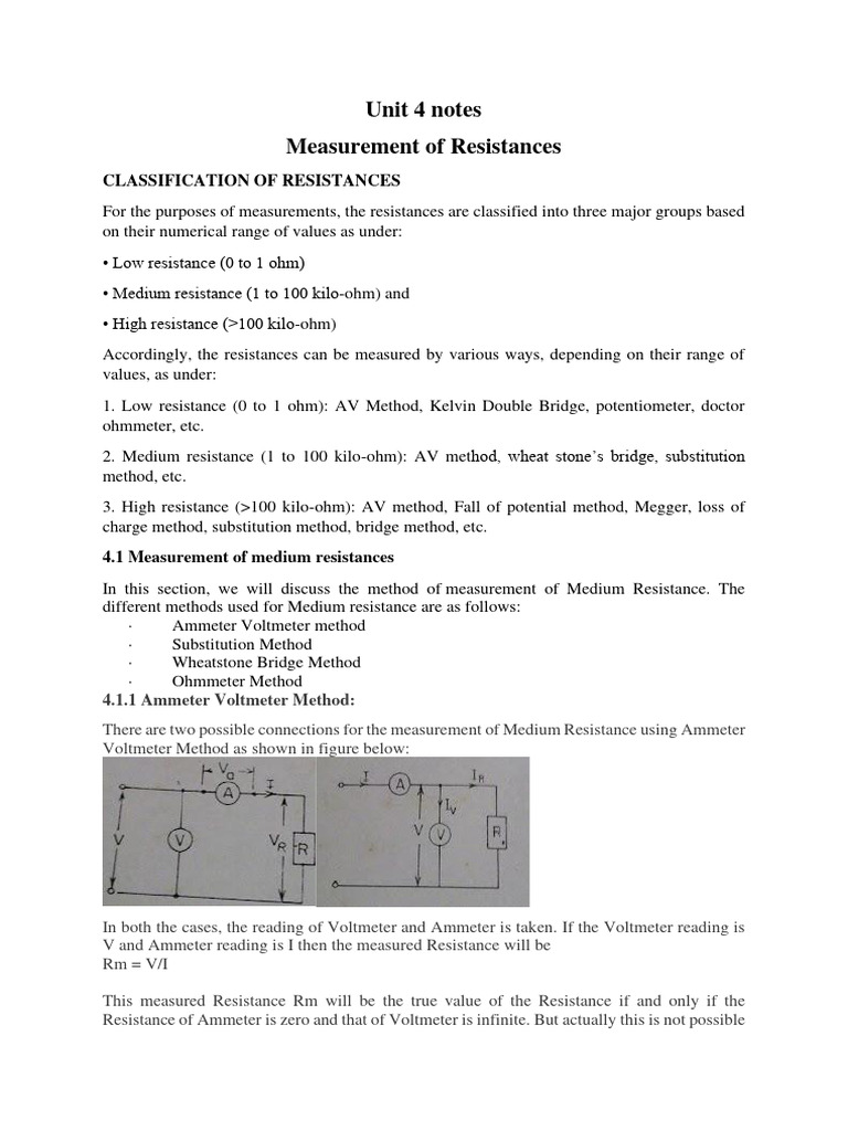 Unit 4 | PDF | Capacitor | Electrical Resistance And Conductance