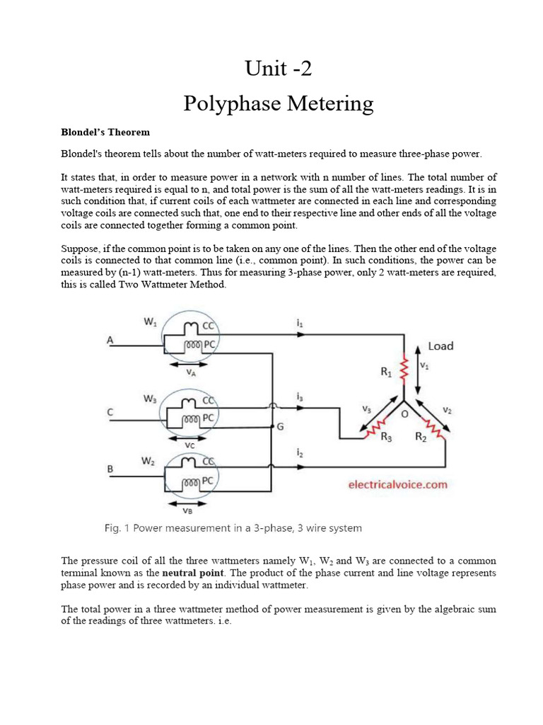 Unit 2 | Download Free PDF | Metrology | Electrical Engineering