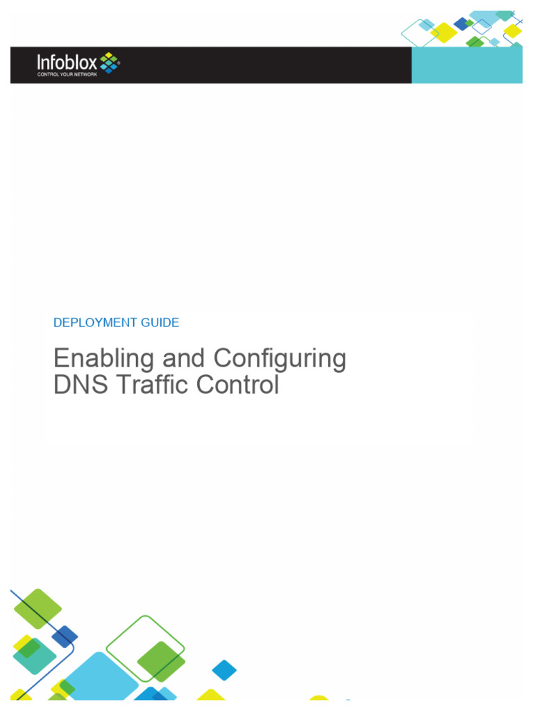 Infoblox Deployment Guide Implementing Infoblox Dns Traffic Control | PDF | Domain Name System ...