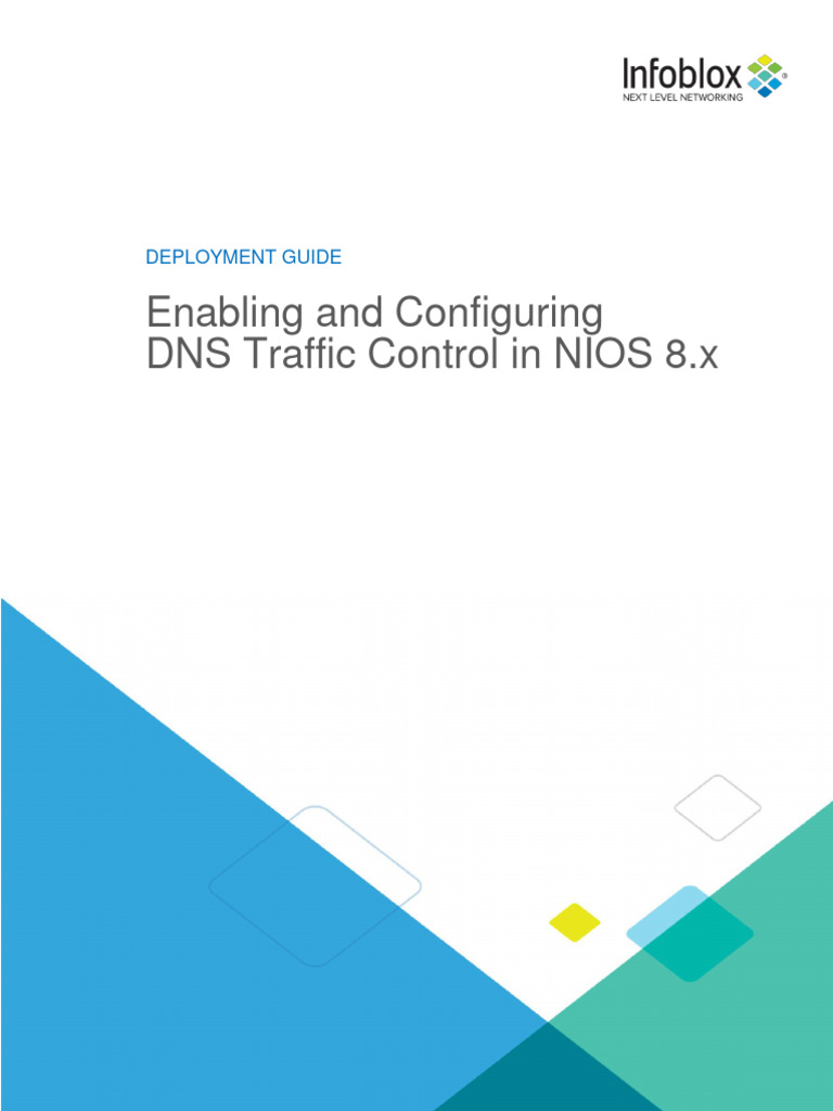 Infoblox Deployment Guide Implementing Infoblox Dns Traffic Control in ...