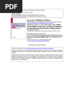 Understanding the Army Ethic Framework | PDF | Value (Ethics) | Profession