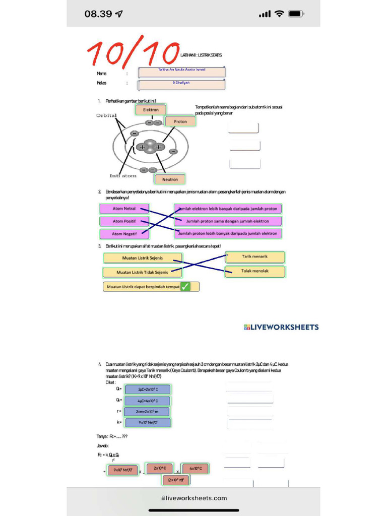Liveworksheet. IPA | PDF