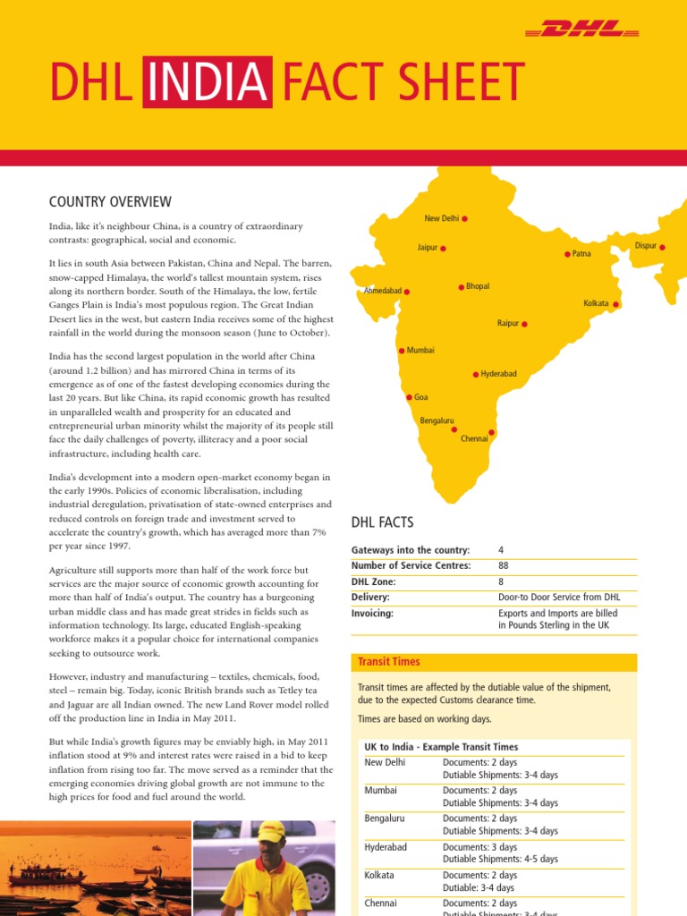 Exporting To India? DHL Fact Sheet | PDF | Tariff | Exports