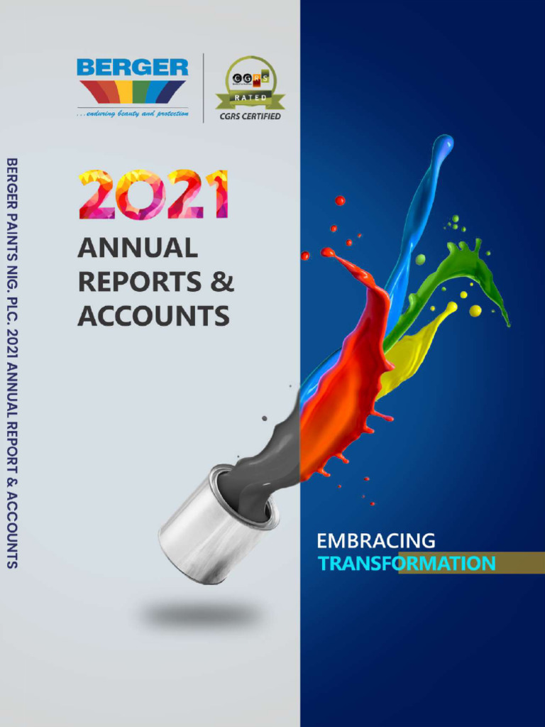 NG Berger 2021 Ar 00 | PDF | Varnish | Paint