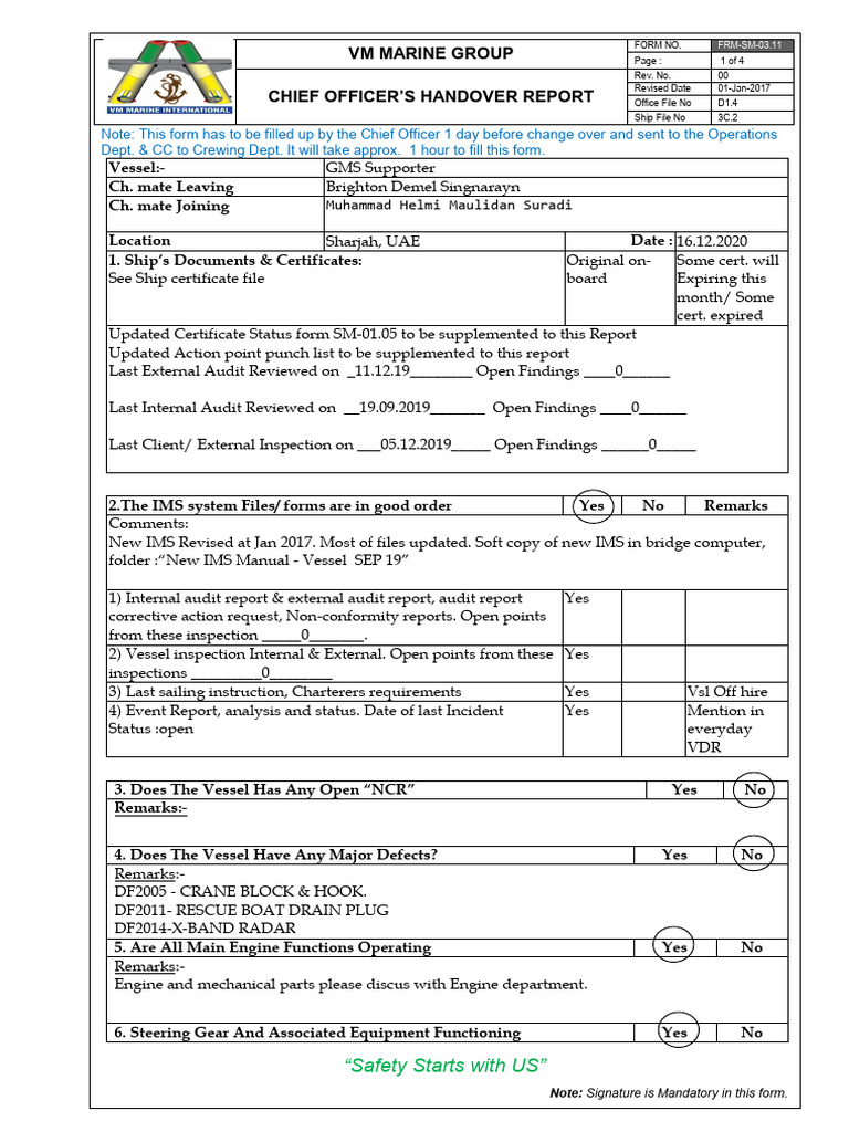 24 Co Handover | PDF | Manufactured Goods | Shipping