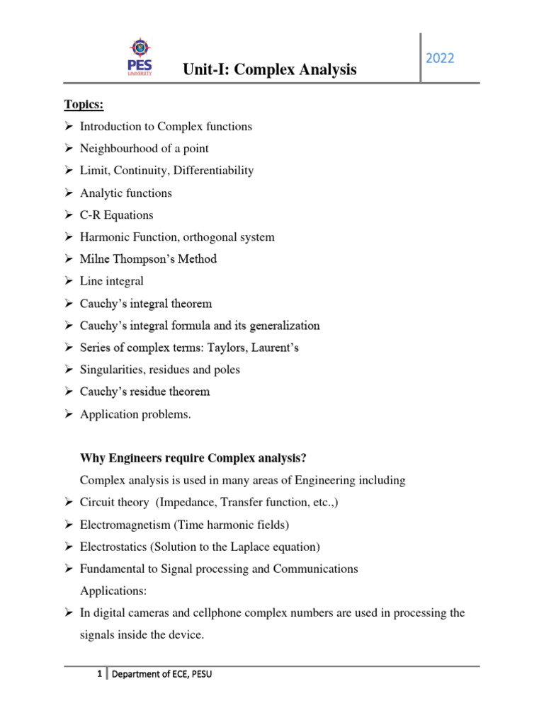 Generalized Cauchy Integral Formula | PDF | Complex Number | Complex Analysis