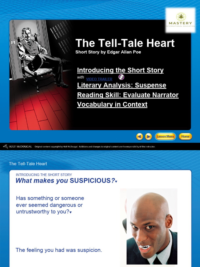 Analyzing Suspense in The Tell-Tale Heart | PDF | Narration | Irony