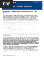 Oic Earlyyears Guide | PDF | Curriculum | Conversation