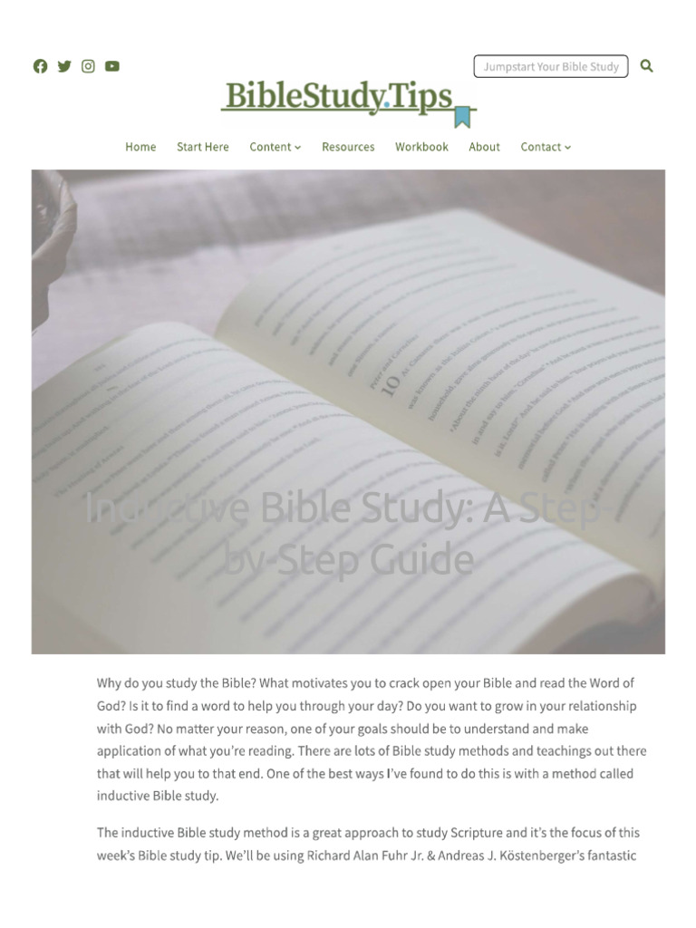 Bible Study Guide | PDF