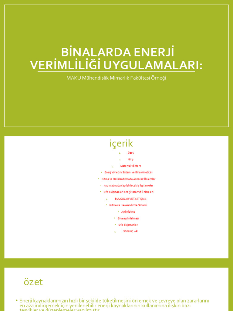 Türkçe Makale 2 Binalarda Enerji Verimliliği Uygulamaları | PDF