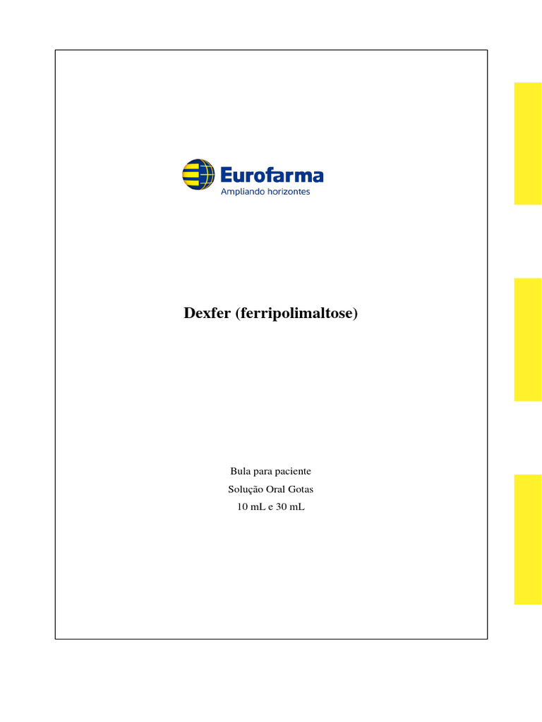Dexfer Oral Gotas Bula Paciente Eurofarma | PDF | Gravidez | Ferro
