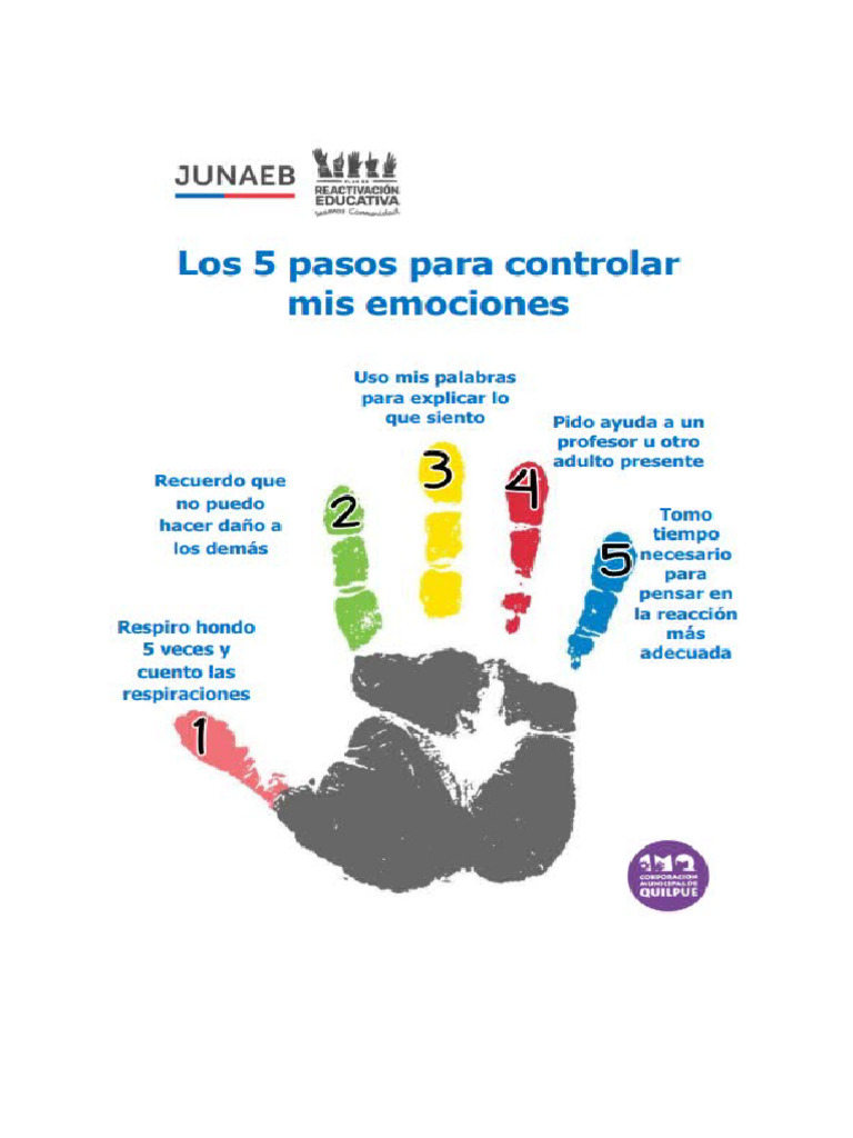 5 PASOS PARA CONTROLAR LAS EMOCIONES | PDF 5 PASOS PARA CONTROLAR LAS EMOCIONES | PDF