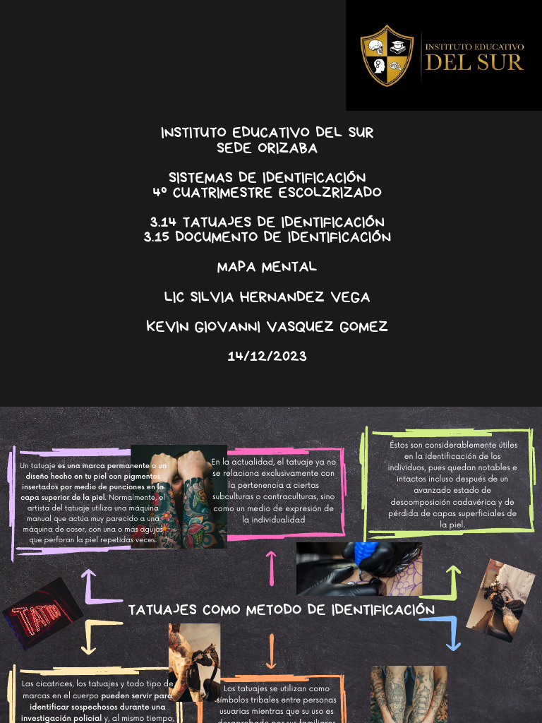 Gráfico Mapa Mental Proyecto Creativo Colorido Pdf México