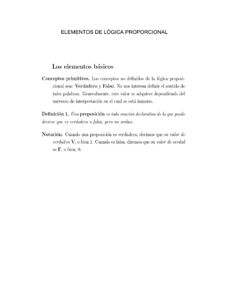 ALGEBRA - Elementos de La Logica | PDF