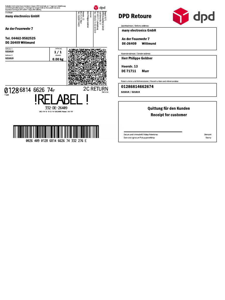 Retour Schein | PDF