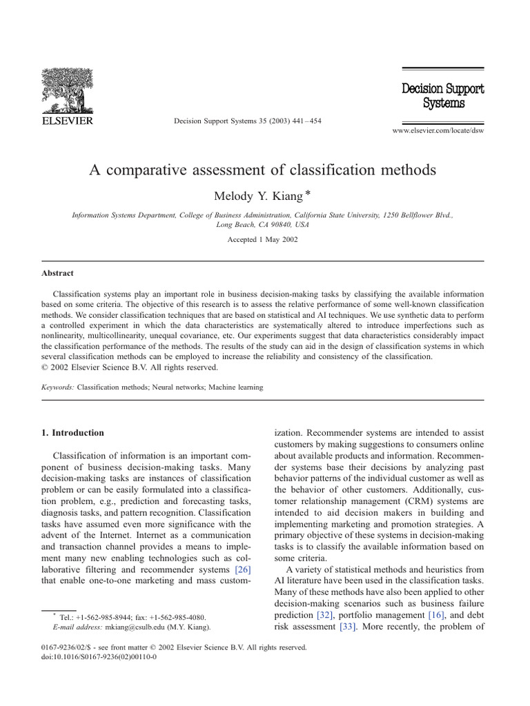 DataMiningComparison Melody | PDF | Statistical Classification | Regression Analysis