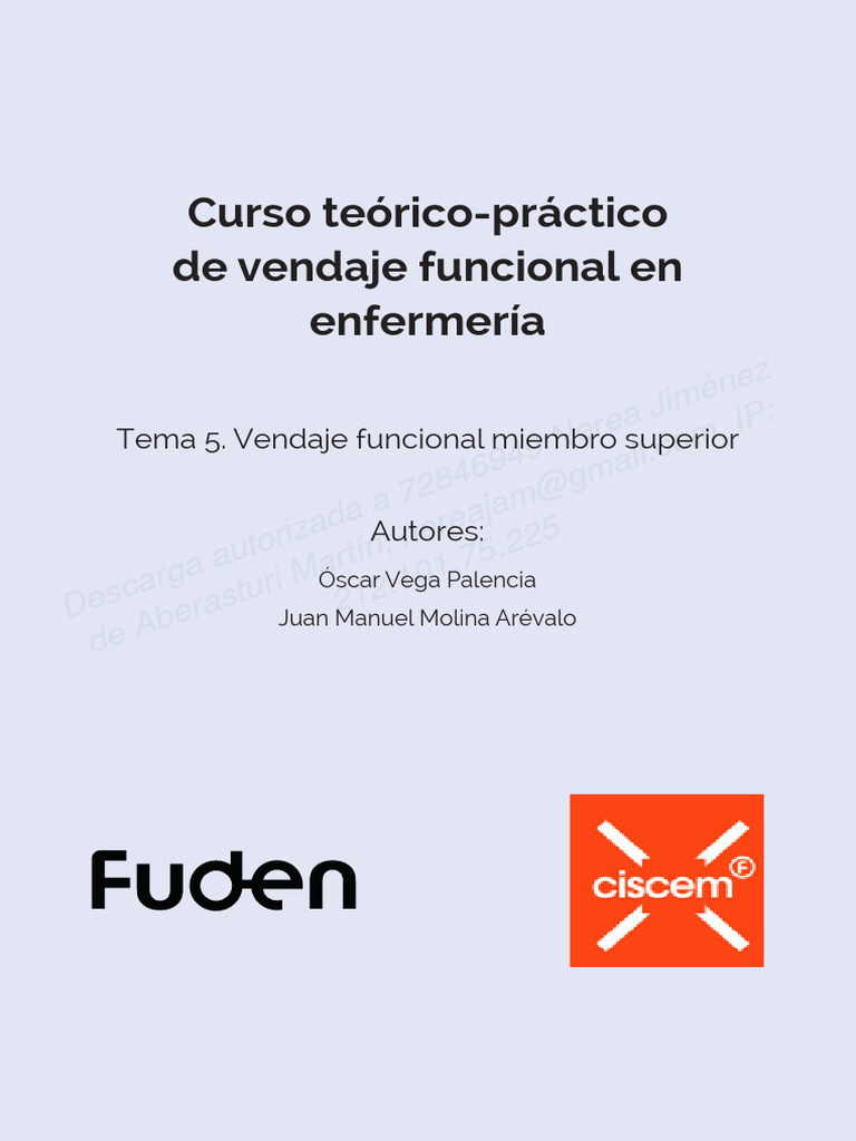 Vendaje Superior | PDF | Mano | Codo