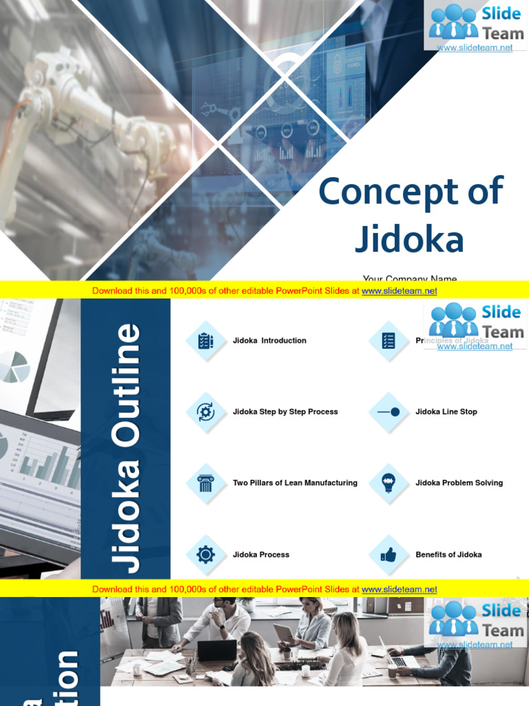 Concept of Jidoka: Your Company Name | PDF | Lean Manufacturing ...