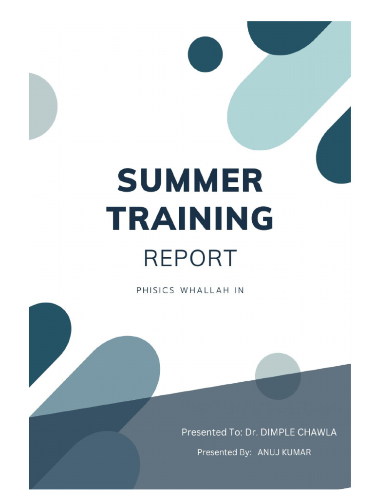 Microsoftwqwqewq Word - TRAINING - REPORT | PDF | Java Script | World Wide Web